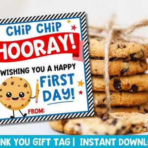 Happy First Day of School Printable | Teacher Appreciation Chip Chip ...