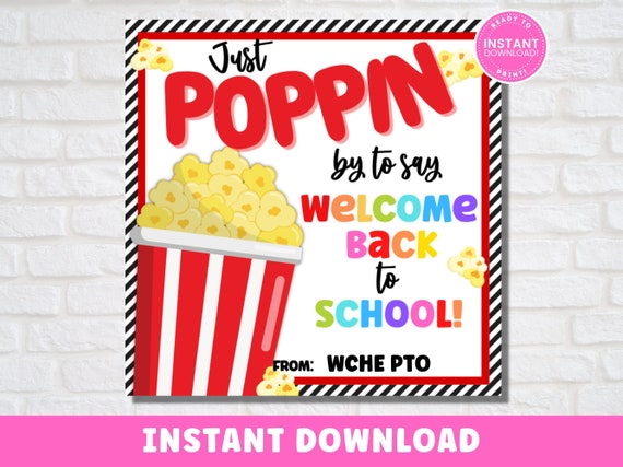 First Day of School Gift Tag Printable Welcome Back to - Etsy