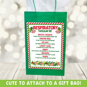 Respiratory Survival Kit Printable | Christmas Survival Kit ...