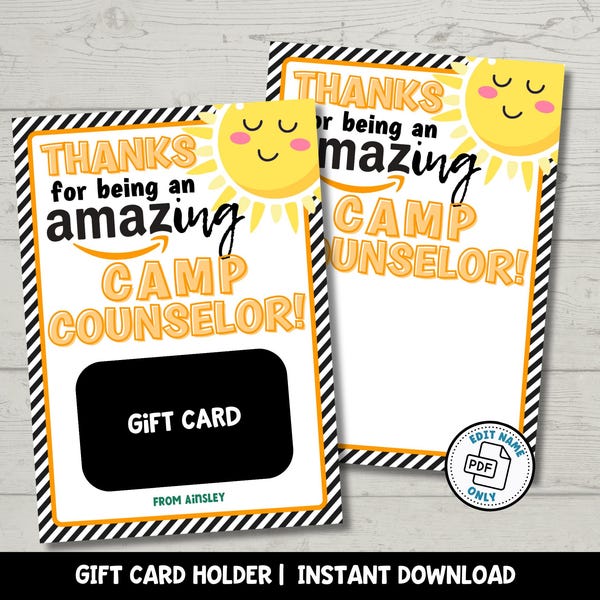 Camping Thank You - Etsy