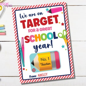 Back to School Teacher Gift Card Holder Printable | Teacher School ...