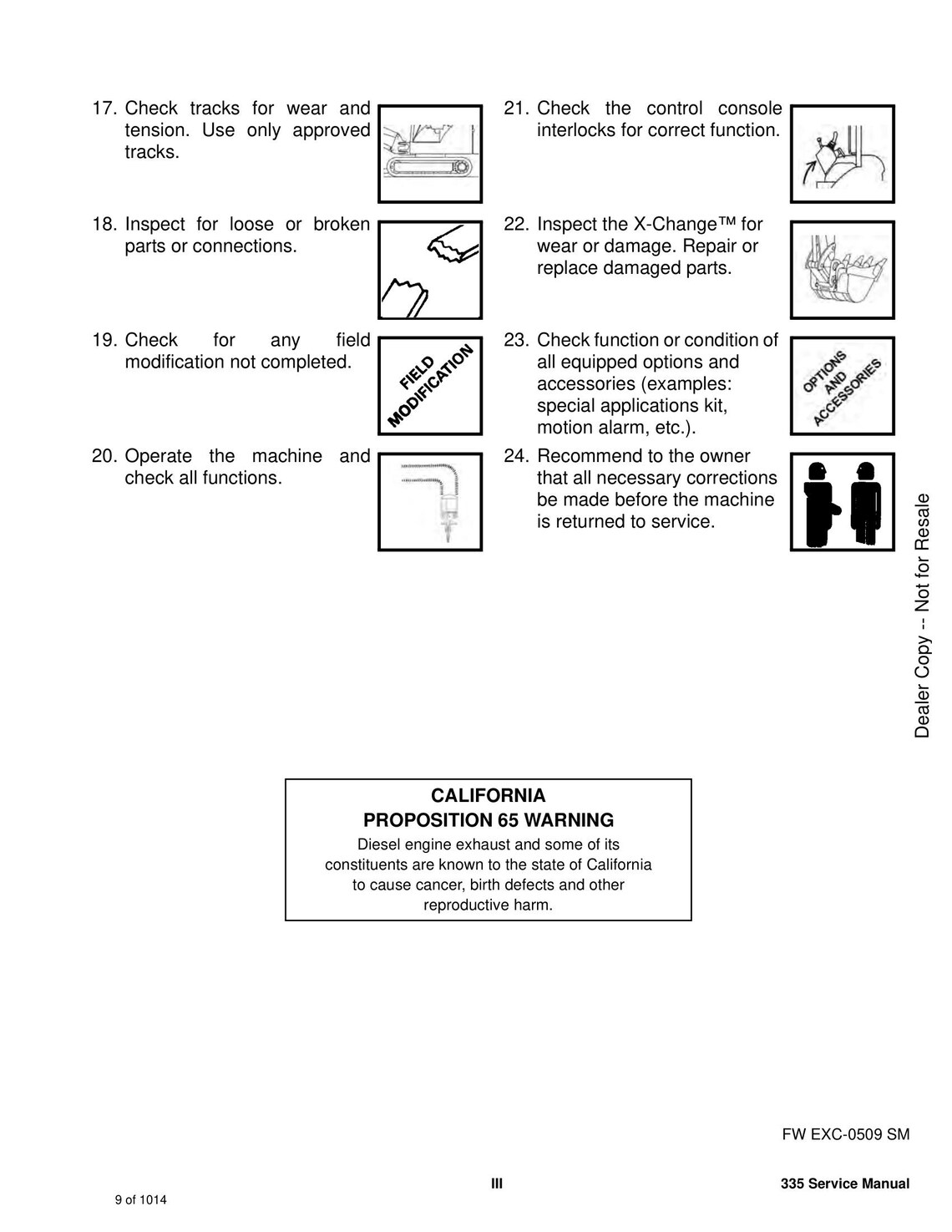 Bobcat 335 Compact Excavator Service Manual - Etsy