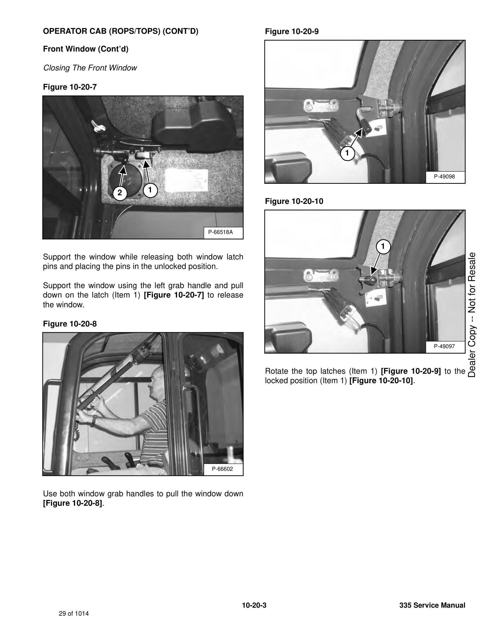 Bobcat 335 Compact Excavator Service Manual - Etsy