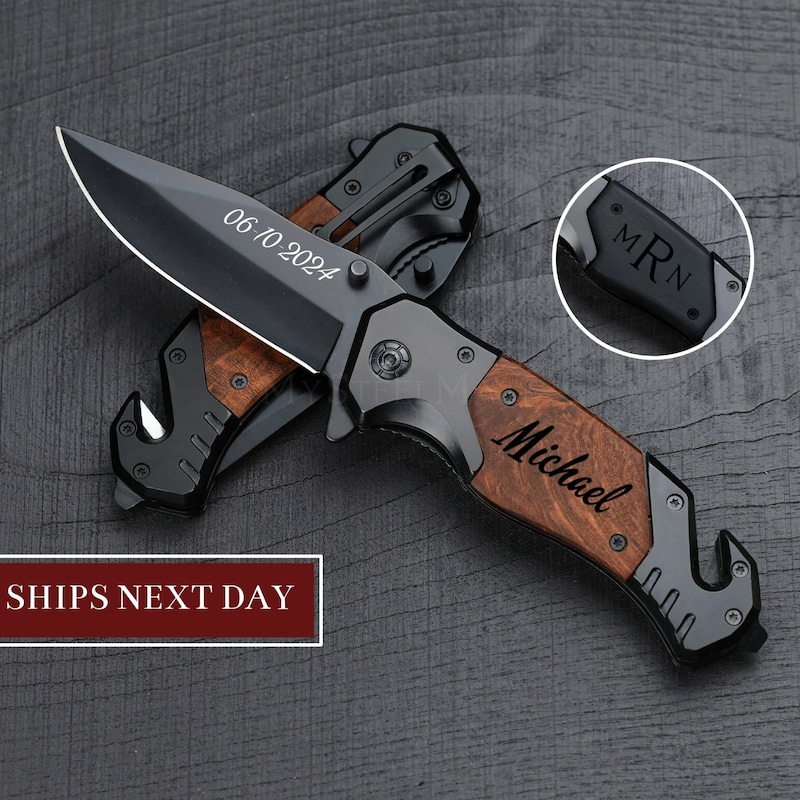 Knife Engraved for Men - Etsy