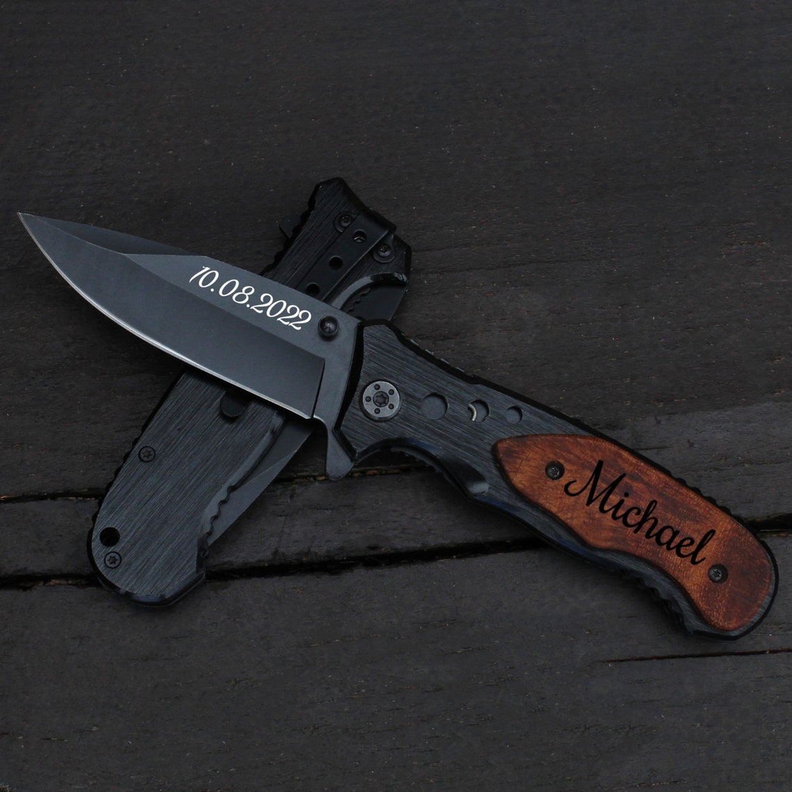 CUSTOM POCKET KNIFE Personalized Knife Anniversary Gift - Etsy