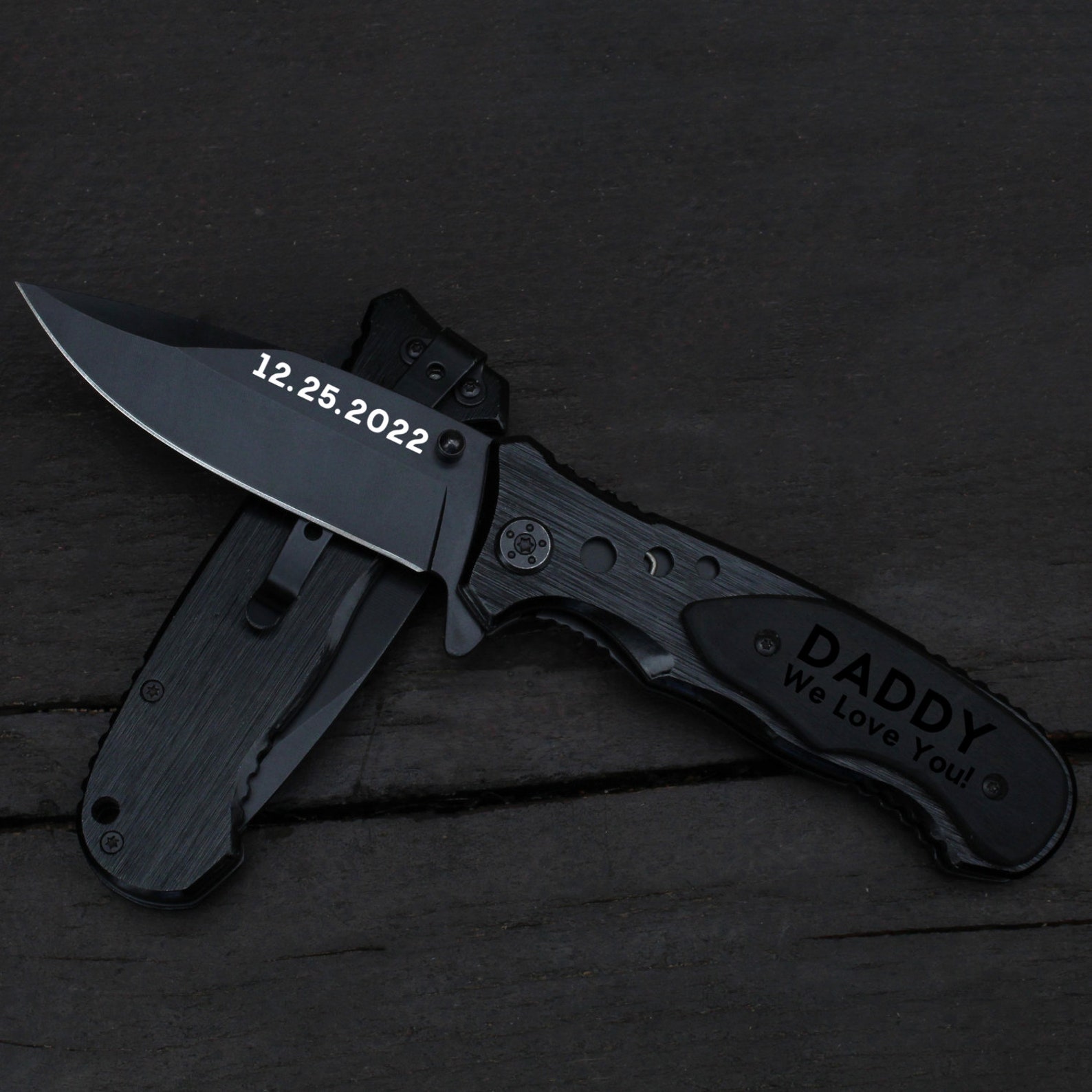 CUSTOM POCKET KNIFE Personalized Knife Anniversary Gift - Etsy