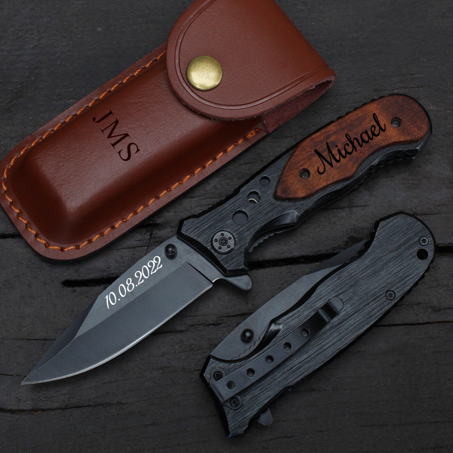 CUSTOM POCKET KNIFE Personalized Knife Anniversary Gift - Etsy