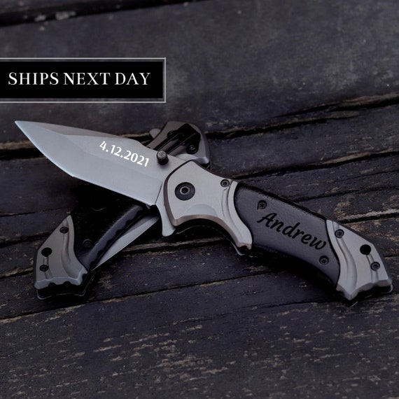 UTILITY KNIFE Personalized Knife Anniversary Gift Pocket - Etsy