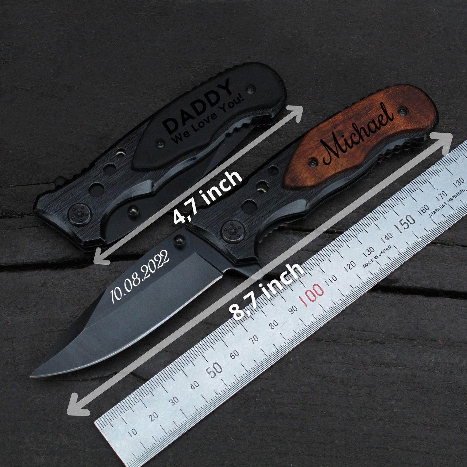 CUSTOM POCKET KNIFE Personalized Knife Anniversary Gift - Etsy