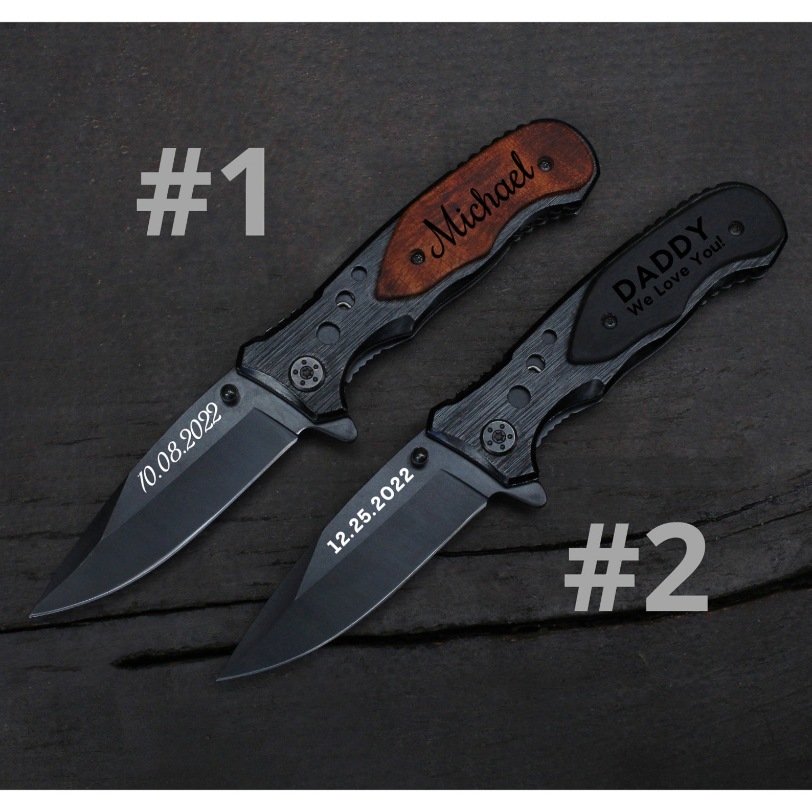 CUSTOM POCKET KNIFE Personalized Knife Anniversary Gift - Etsy