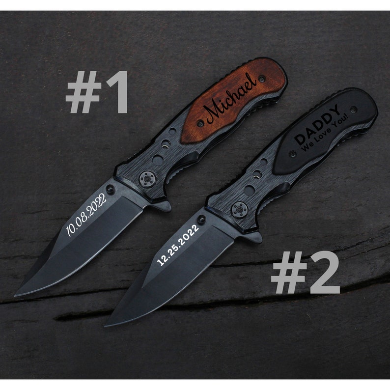 CUSTOM POCKET KNIFE Personalized Knife Anniversary Gift - Etsy