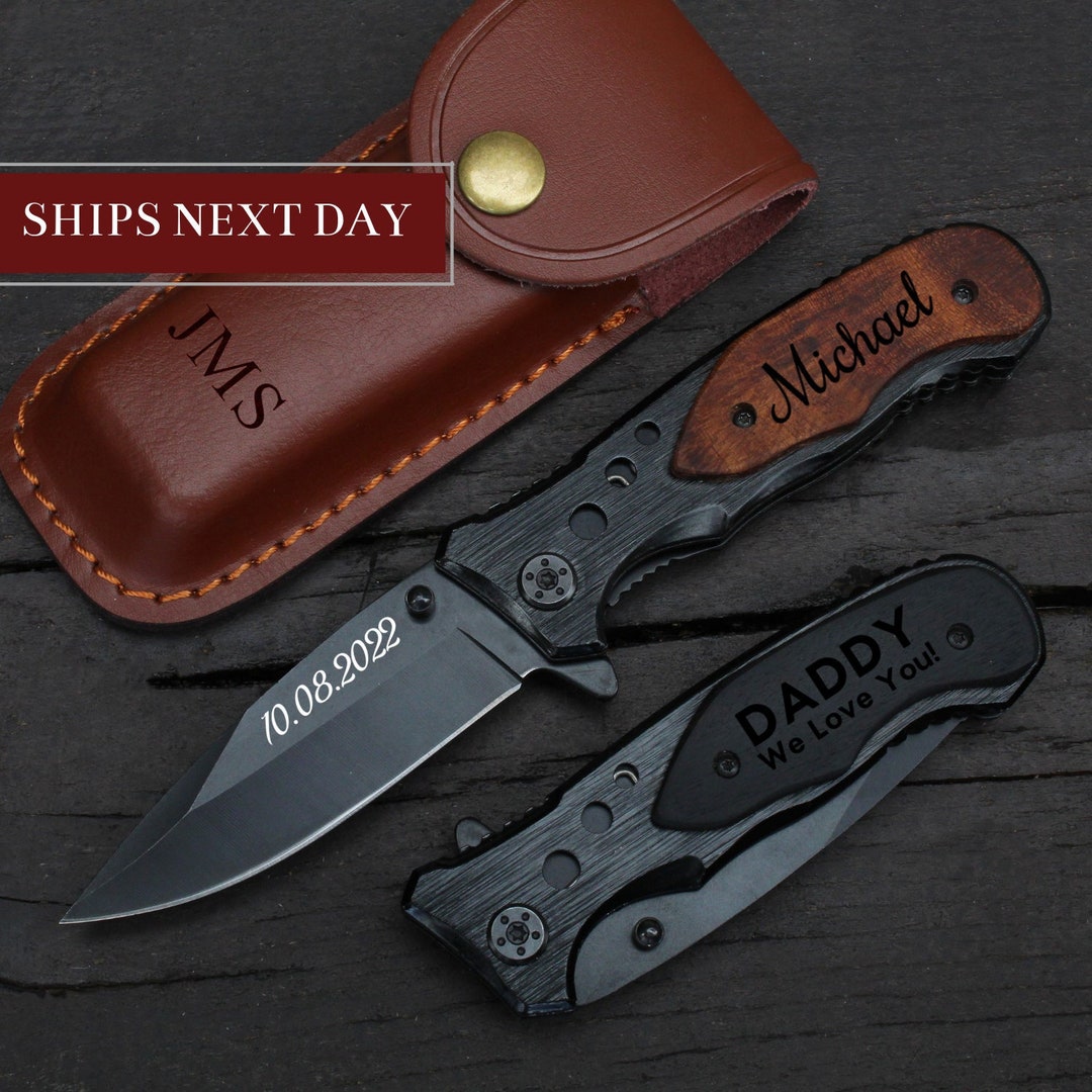 CUSTOM POCKET KNIFE - Personalized Knife - Anniversary Gift - Knife ...
