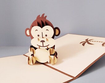 Pop up Monkey - Etsy