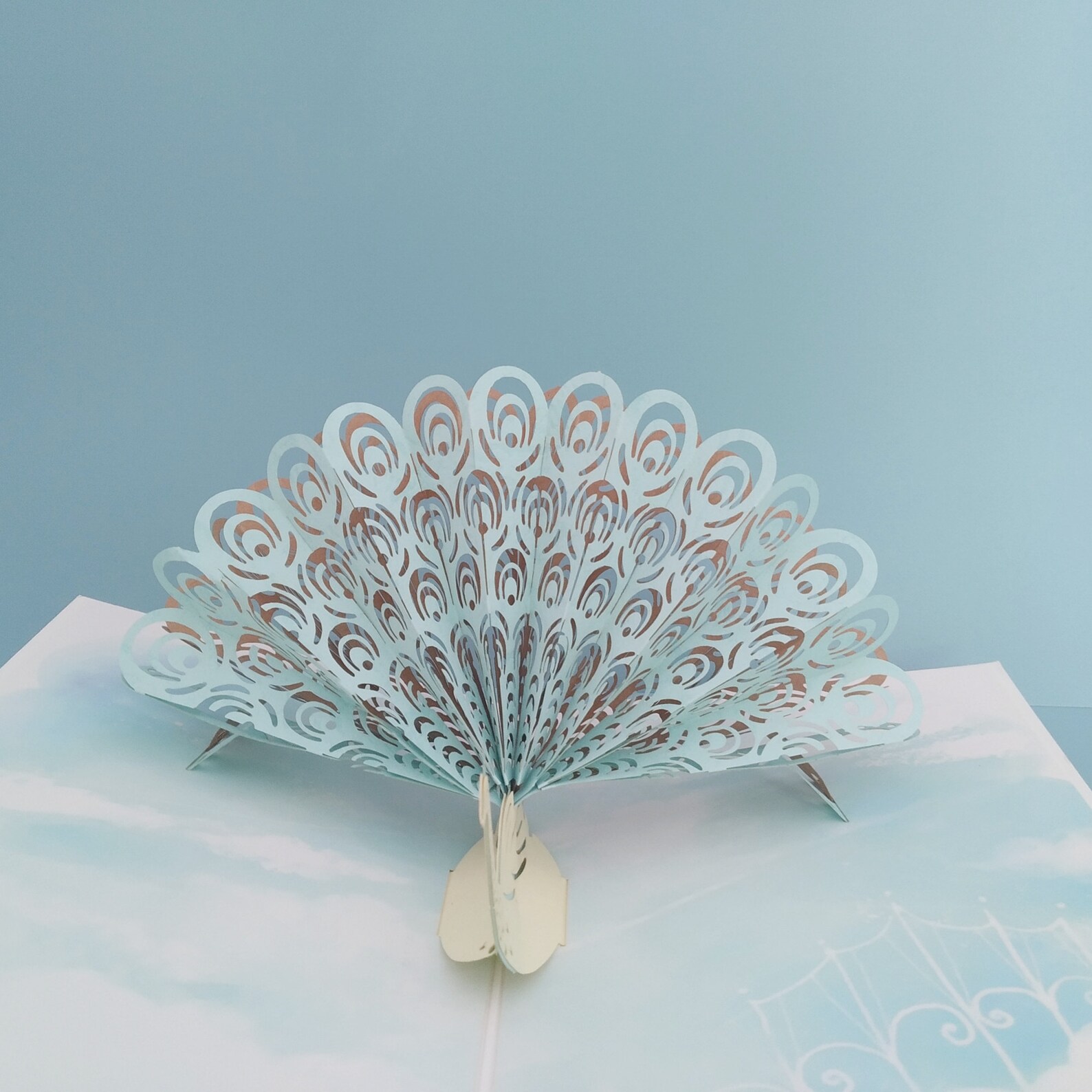 Peacock 3D Pop-up Card 3D Greeting Card Pop Out Card Paper - Etsy