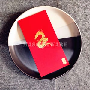Embossed Golden Snakesset of 6pcs Chinese New Year Red Envelopes, Red ...