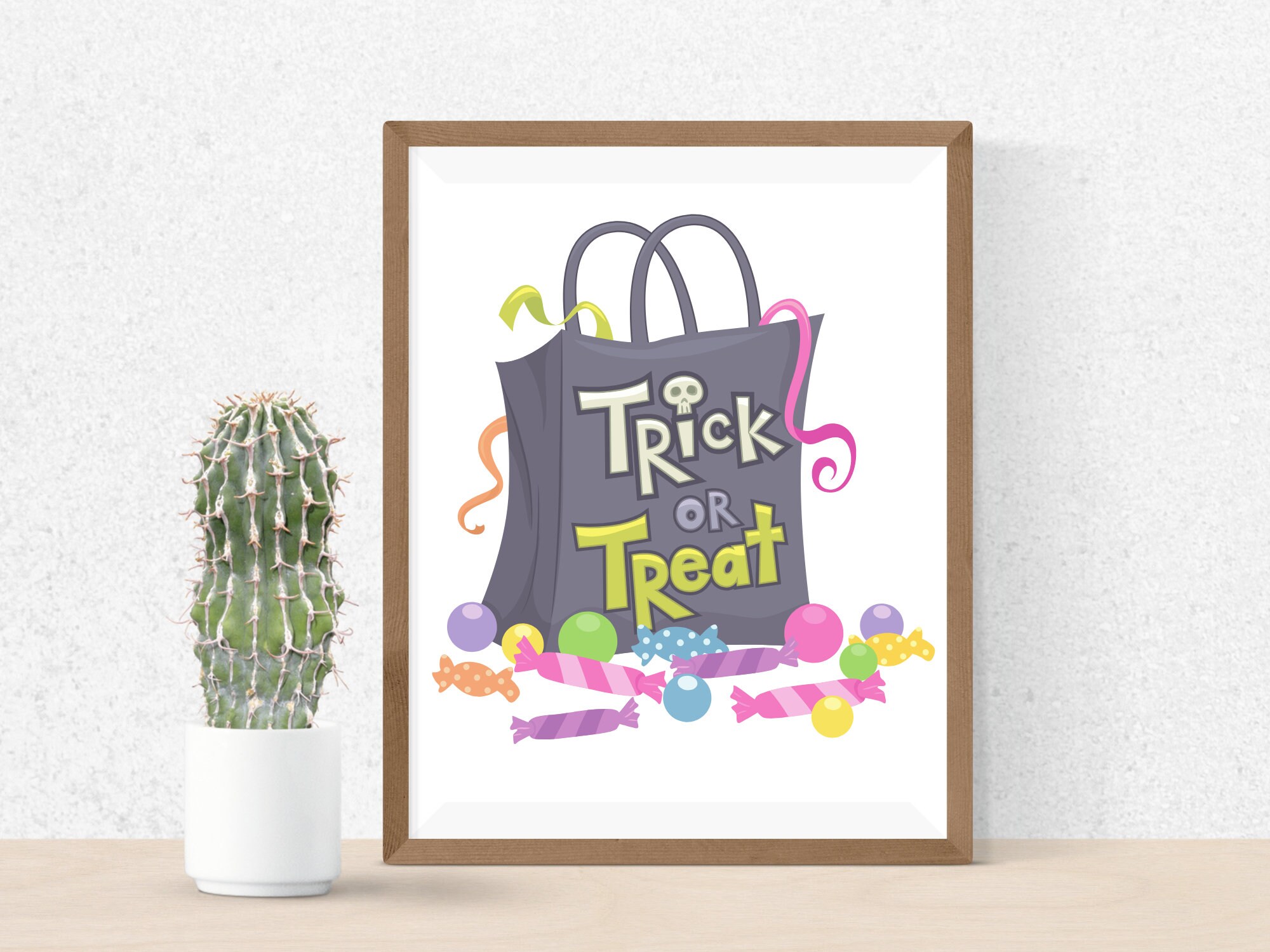Set of 11 Picture, Trick Just Treat SVG, Halloween Svg, Trick or Treat ...