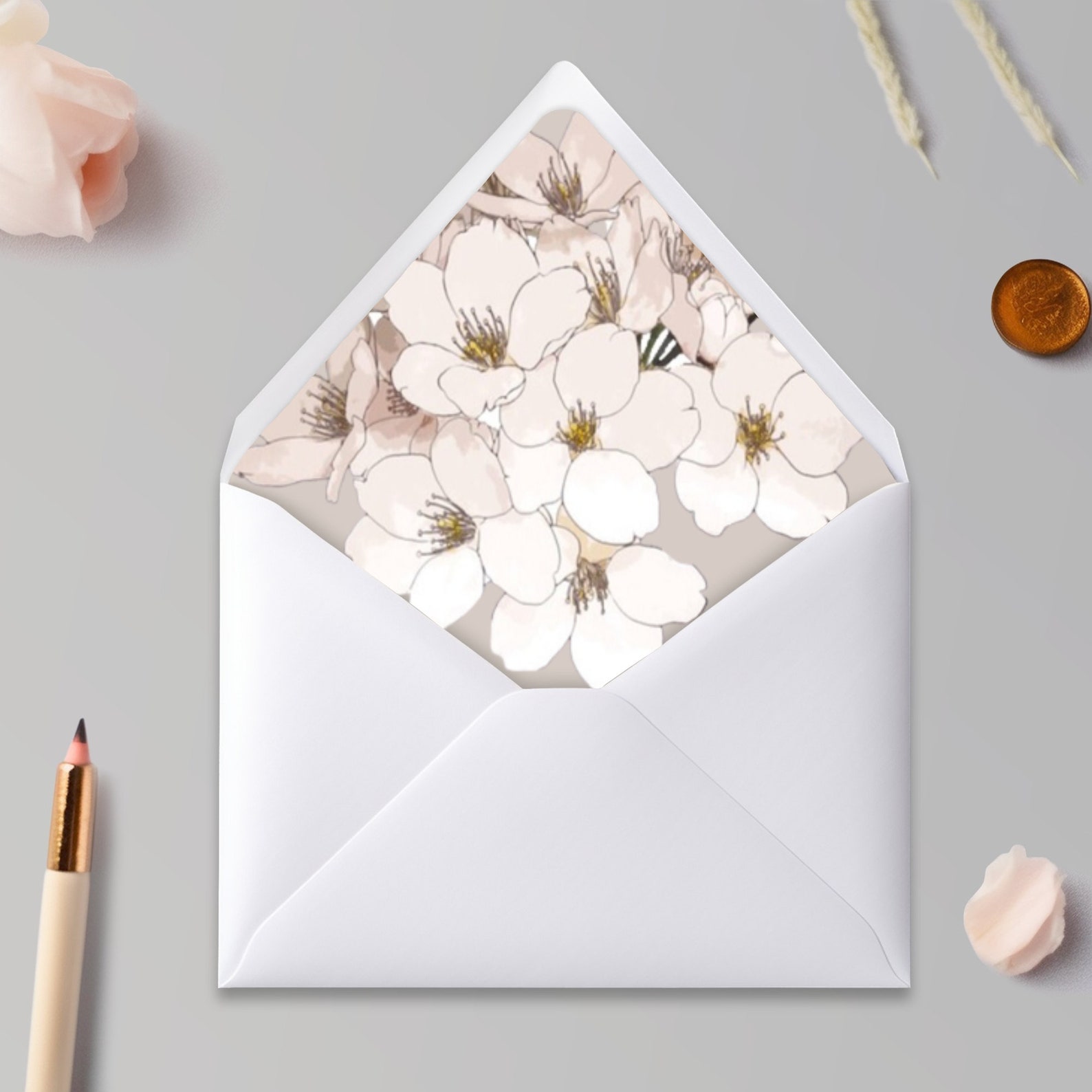 DIY Envelope Liner Envelope Liner Templates on Canvas - Etsy