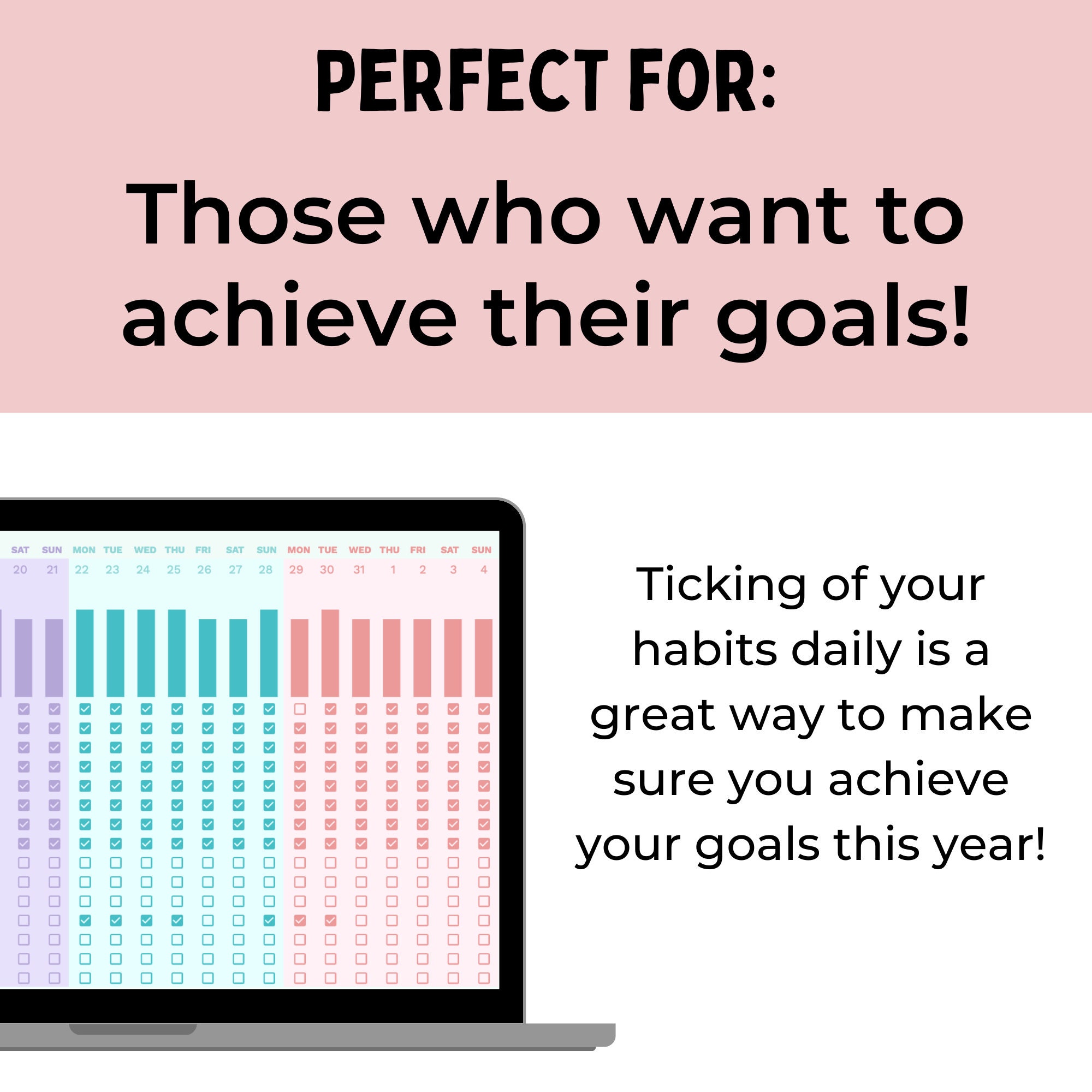 2024 Habit Tracker Spreadsheet Template, Google Sheets Yearly Habit ...