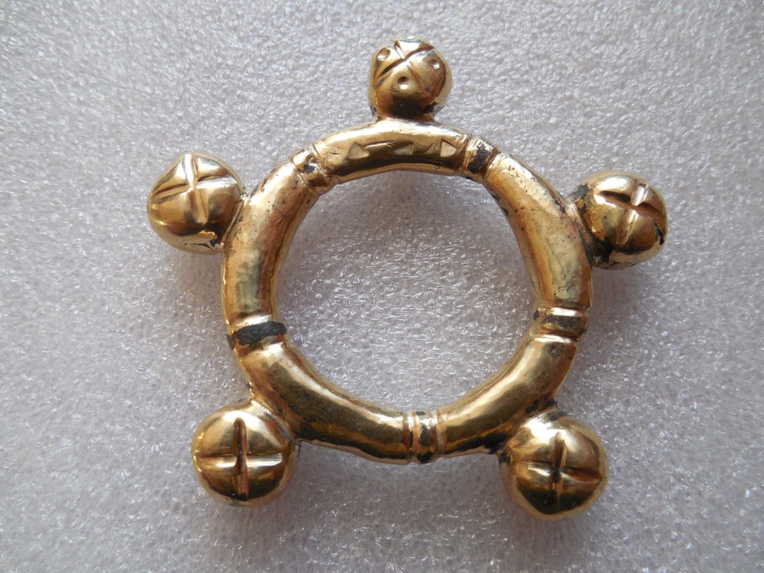 Scythian Massive Bronze Decorated Spiky Amulet, Scythian Spiked Jewelry ...