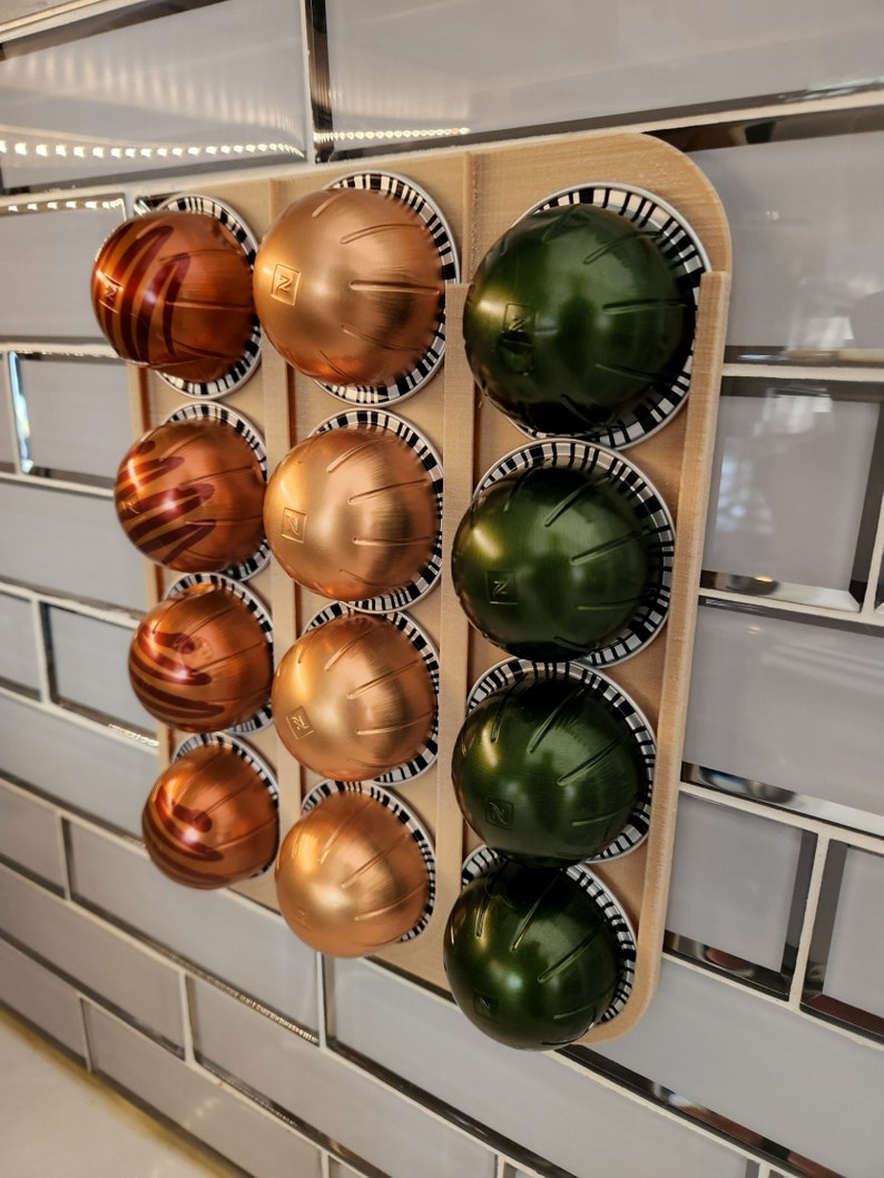3D Printed Nespresso Vertuo Capsule Holder, Under Cabinet Storage - Etsy