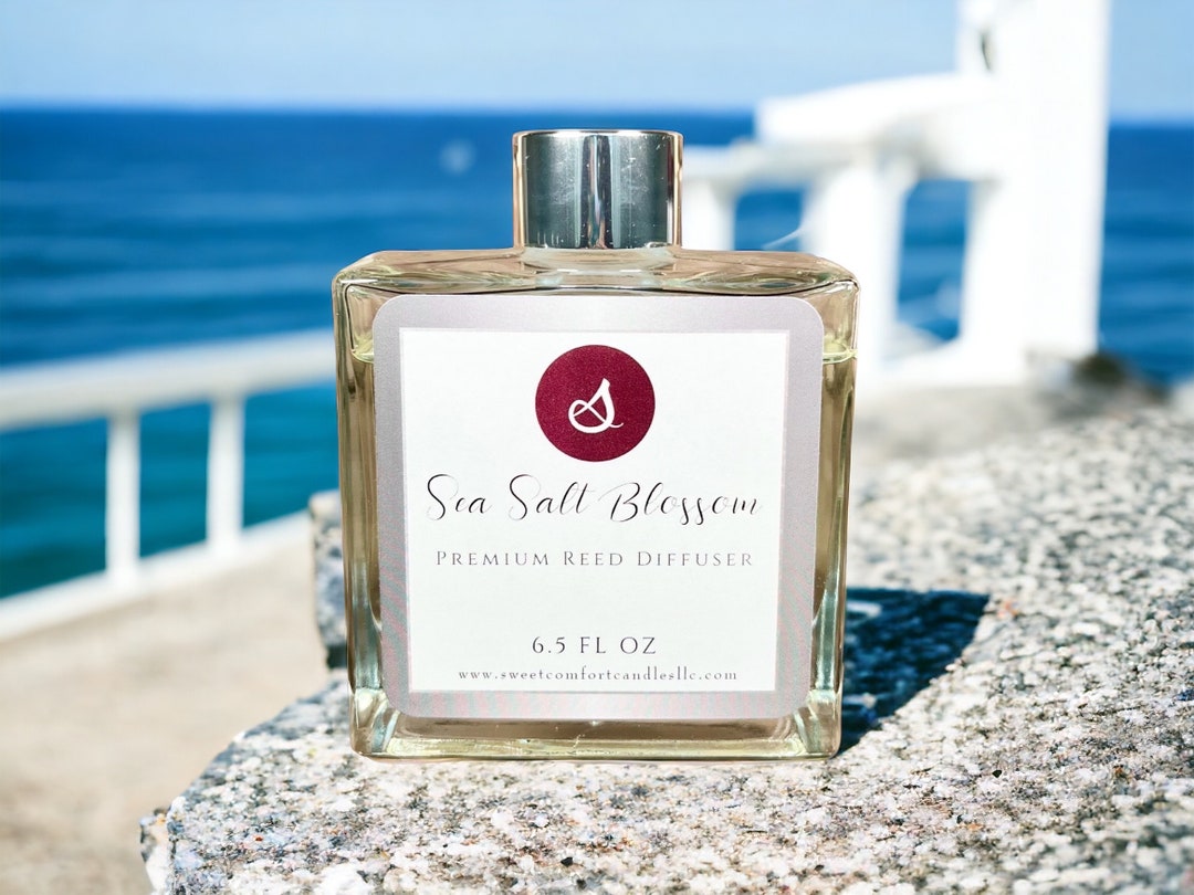 Sea Salt Blossom Oil Reed Diffuser | Spring & Summer Home Fragrance ...