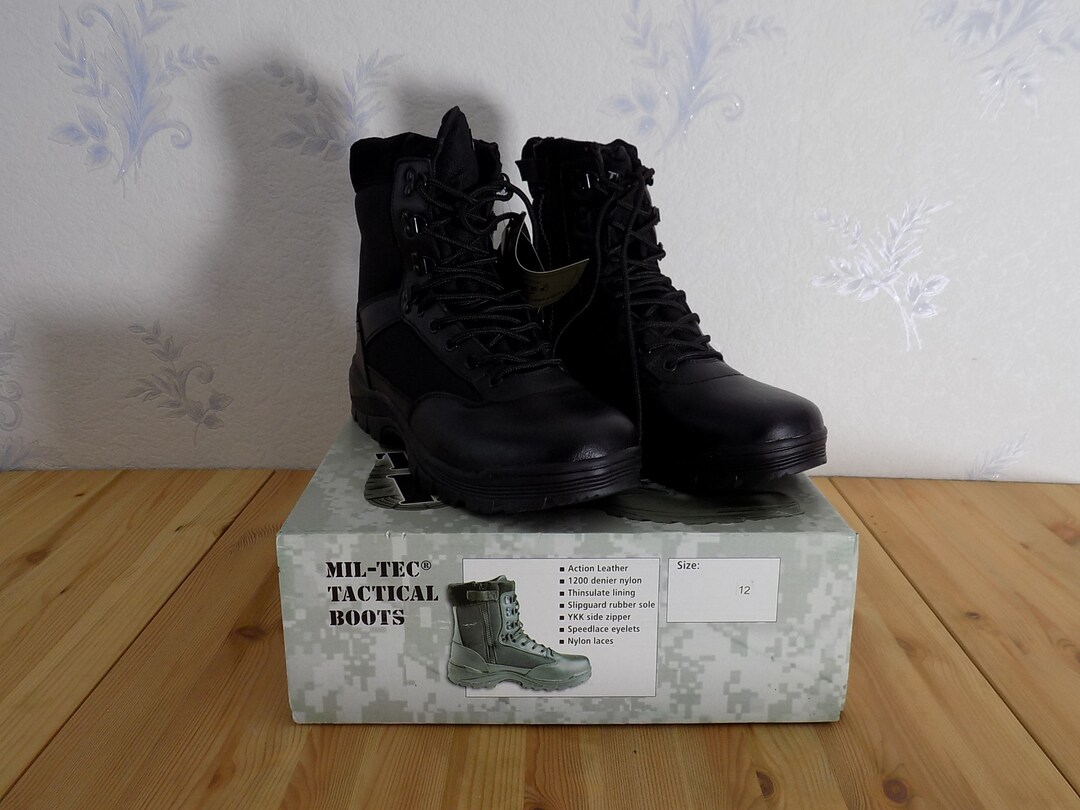Mil-tec Tactical Boots, Size 12 / EU: 45 - Etsy