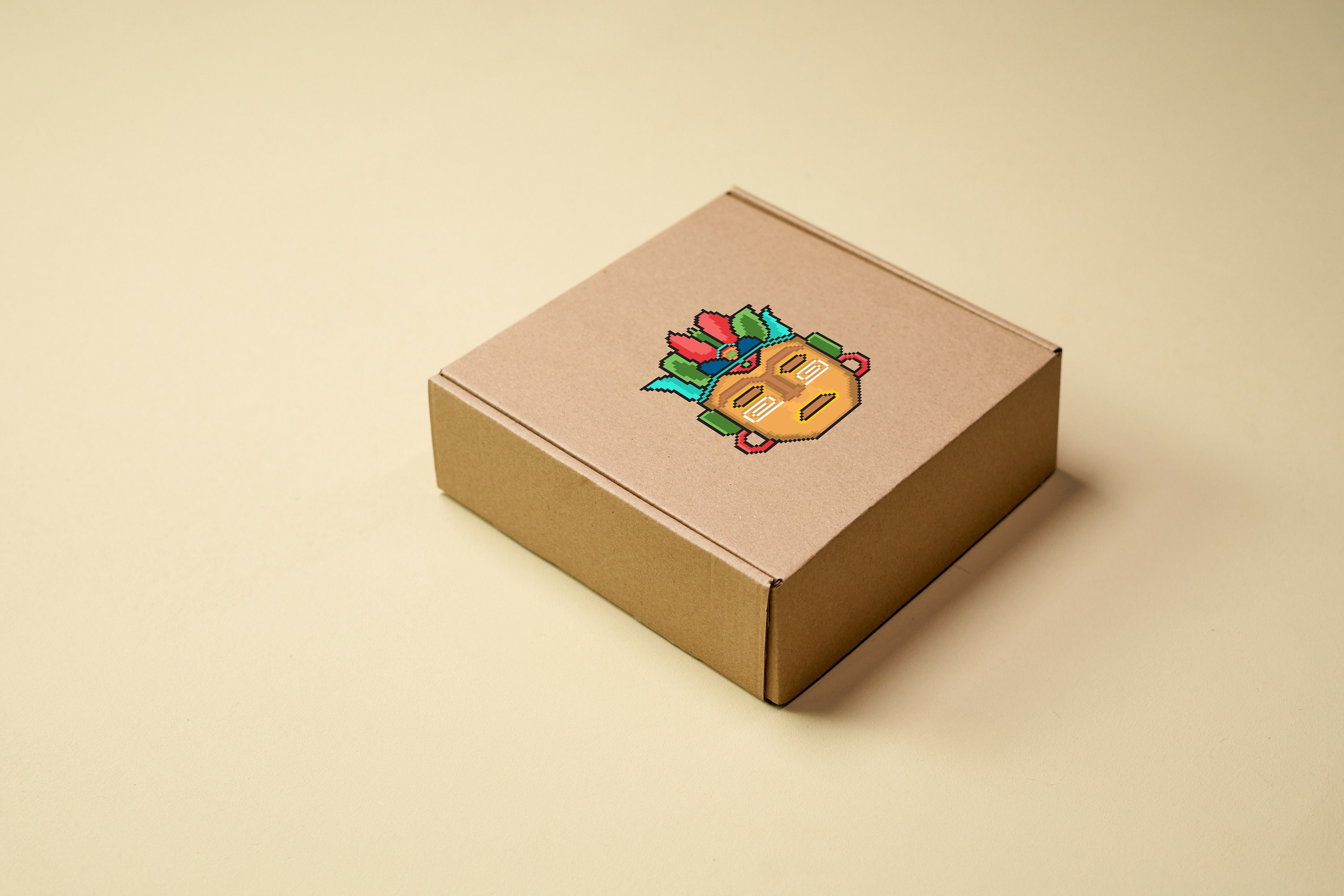 Aztec, Mayan Mask, Tribal, Pixel Art, 8 Bit, 16 Bit, Svg, Png, Jpg, Dxf ...