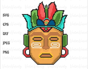 Aztec Pixel Art - Etsy UK