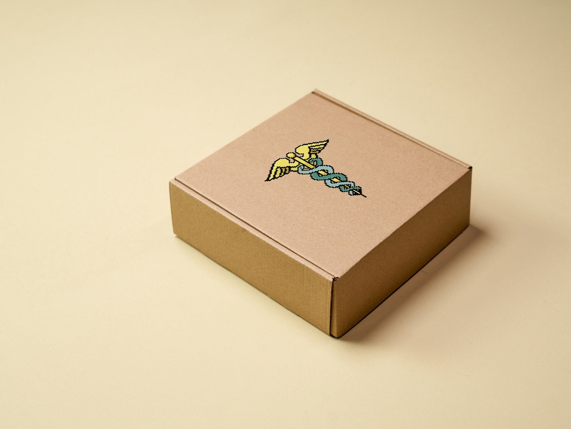 Caduceus, Pixel Art, Staff of Hermes, Mercury, Health, Doctor, Digital ...