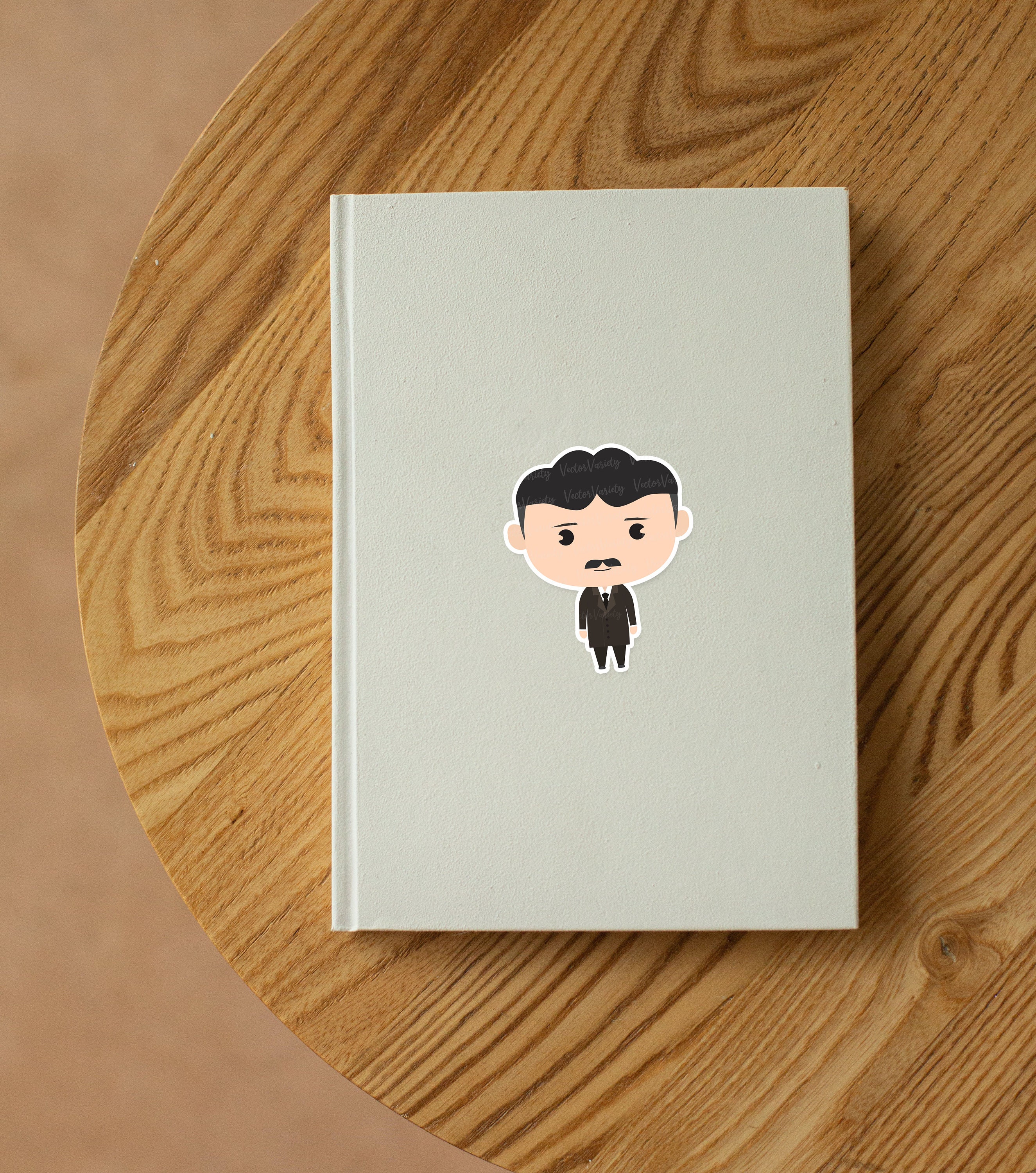 Nikola Tesla, Sticker, Svg, Png, Eps, Dxf, Vector, Illustrator, Chibi ...