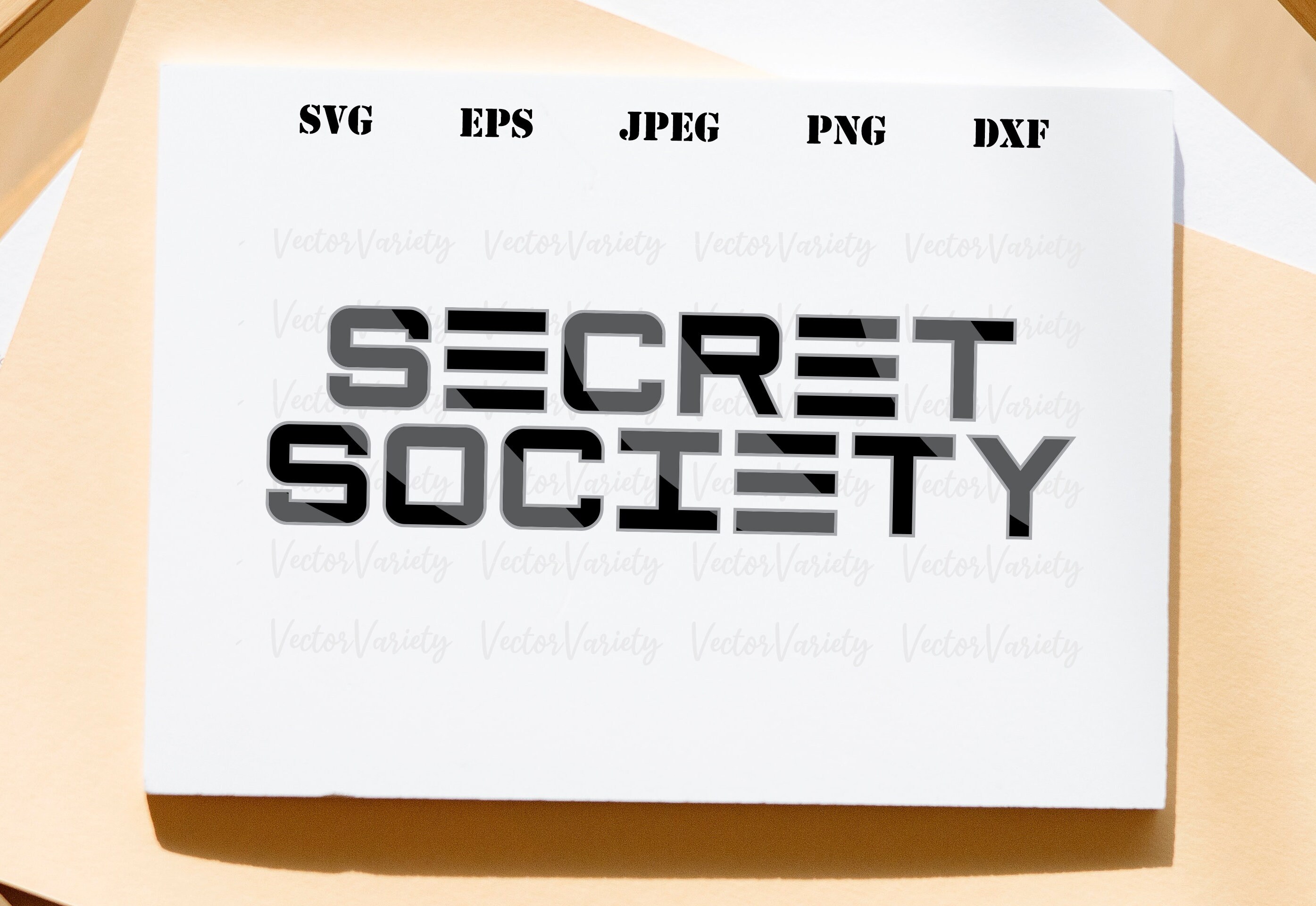 SECRET SOCIETY, Text Logo, Tshirt Logo Design, Sticker, Svg, Eps, Png ...