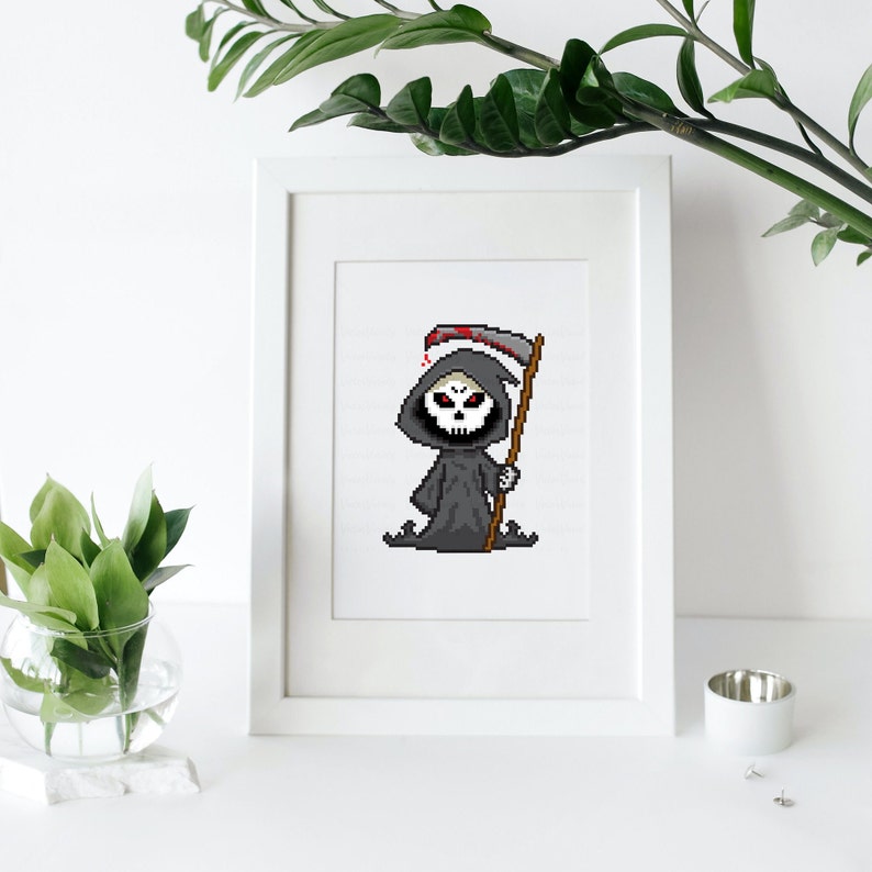 Sensenmann Pixel art 8 bit 16 bit svg png jpg dxf eps - Etsy Österreich