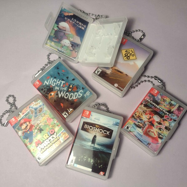 Mini Game Keychains - Etsy