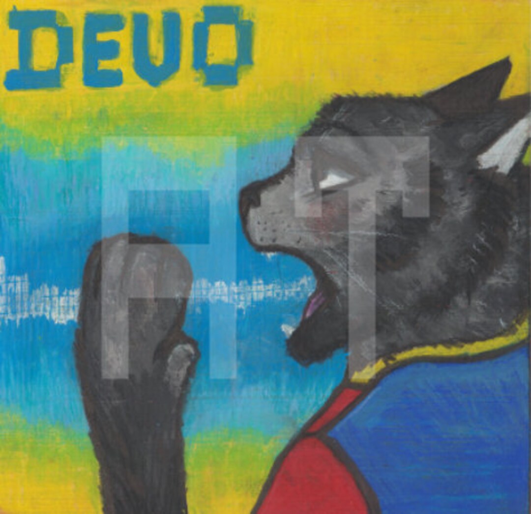 Album Series DEVO Cat PRINT - Etsy