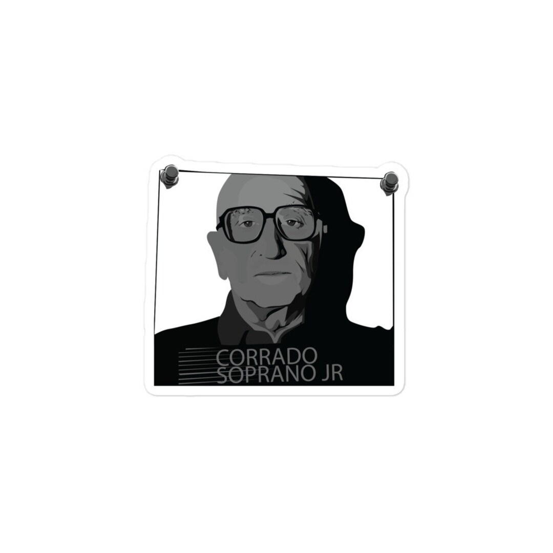 12x Uncle Junior the Sopranos Bubble Free Stickers Uncle Junior, Junior ...