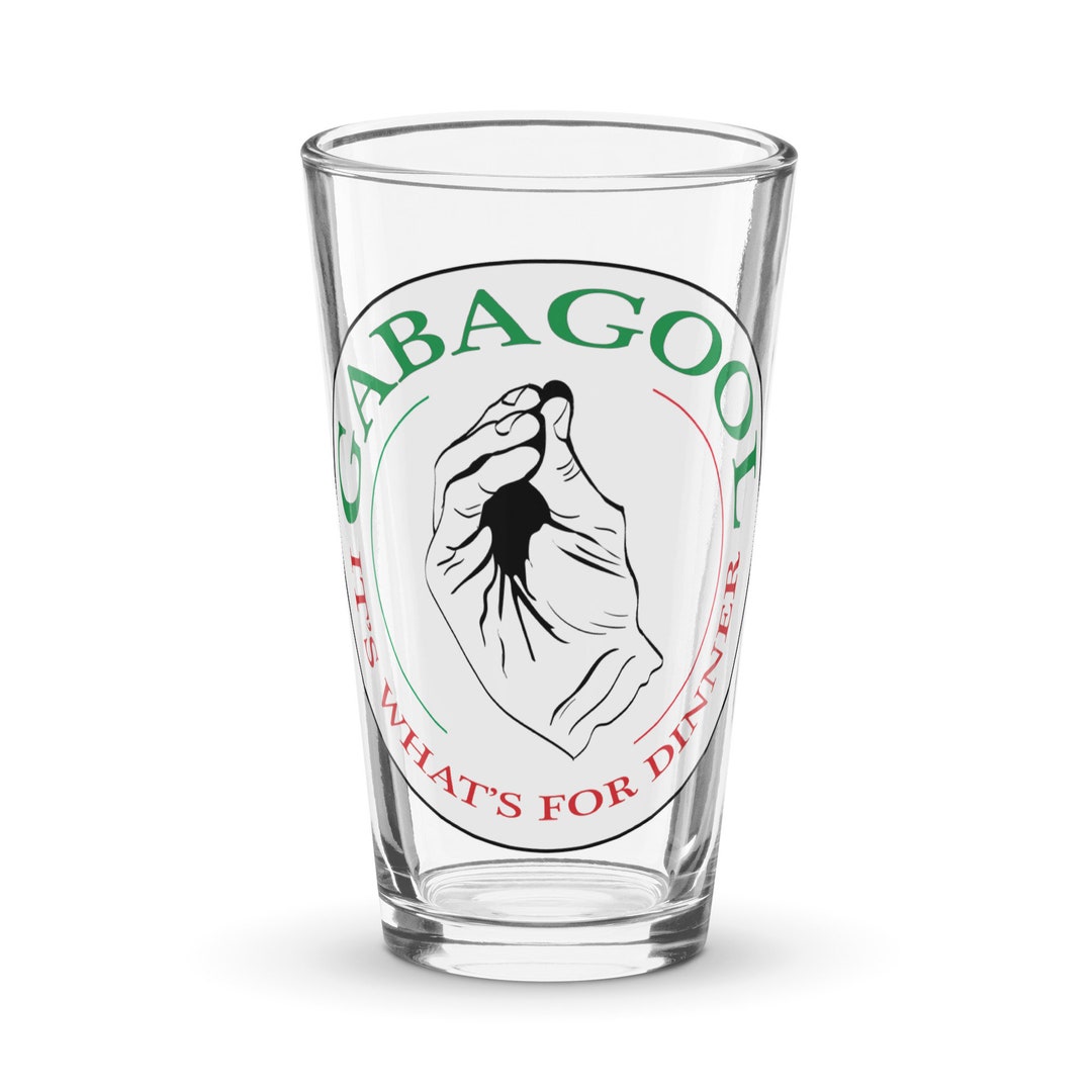 Gabagool Italian Hand Gesture Shaker Pint Glass - Etsy