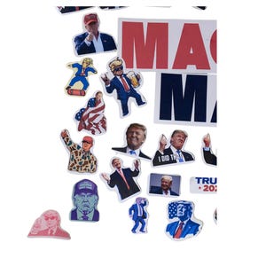 47 Piece Donald Trump Sticker Pack Awesome Gift Idea 47th President of ...
