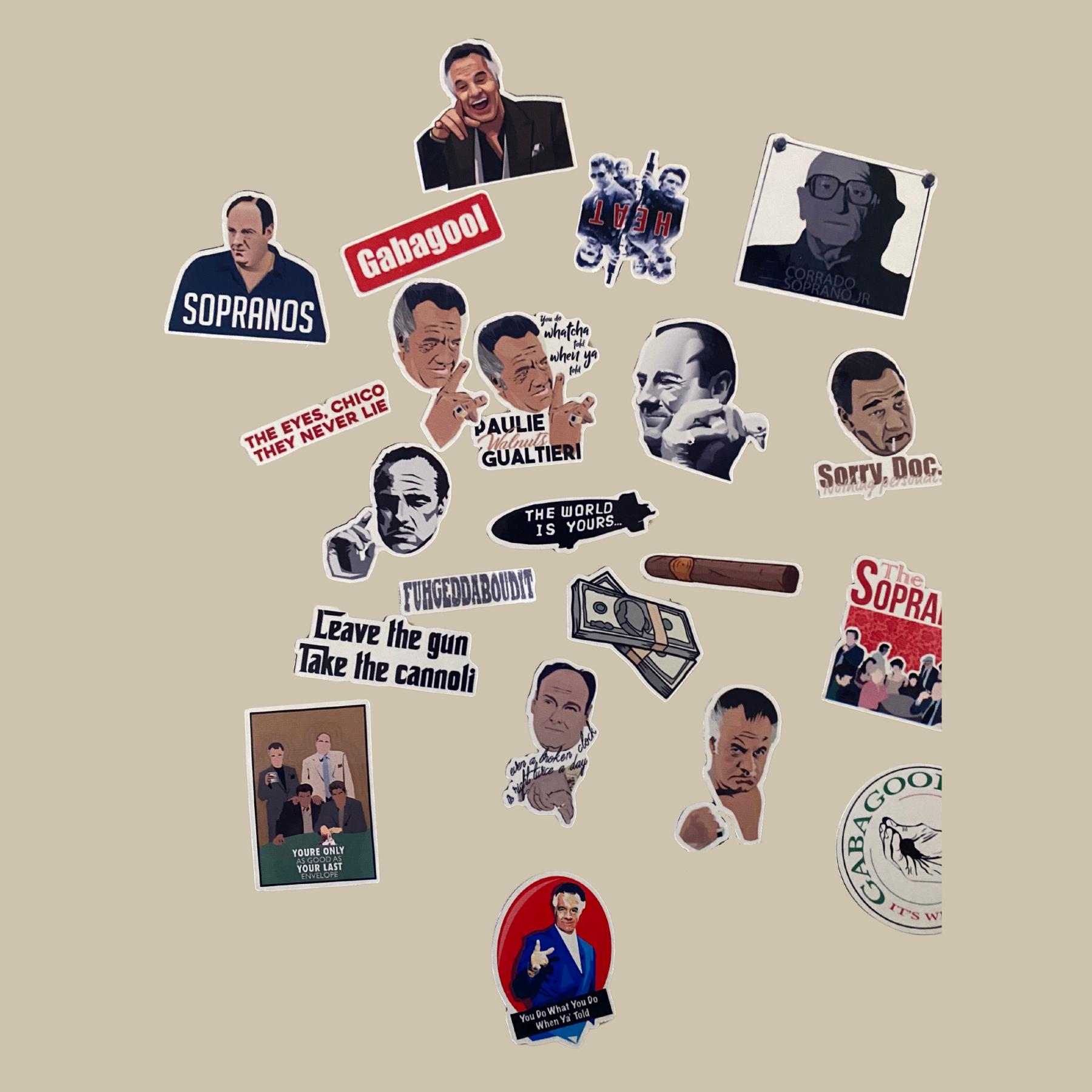 27 Mafia Stickers Bundle Pack 2 X 2 Mobster Sticker Bundle Stickers for ...