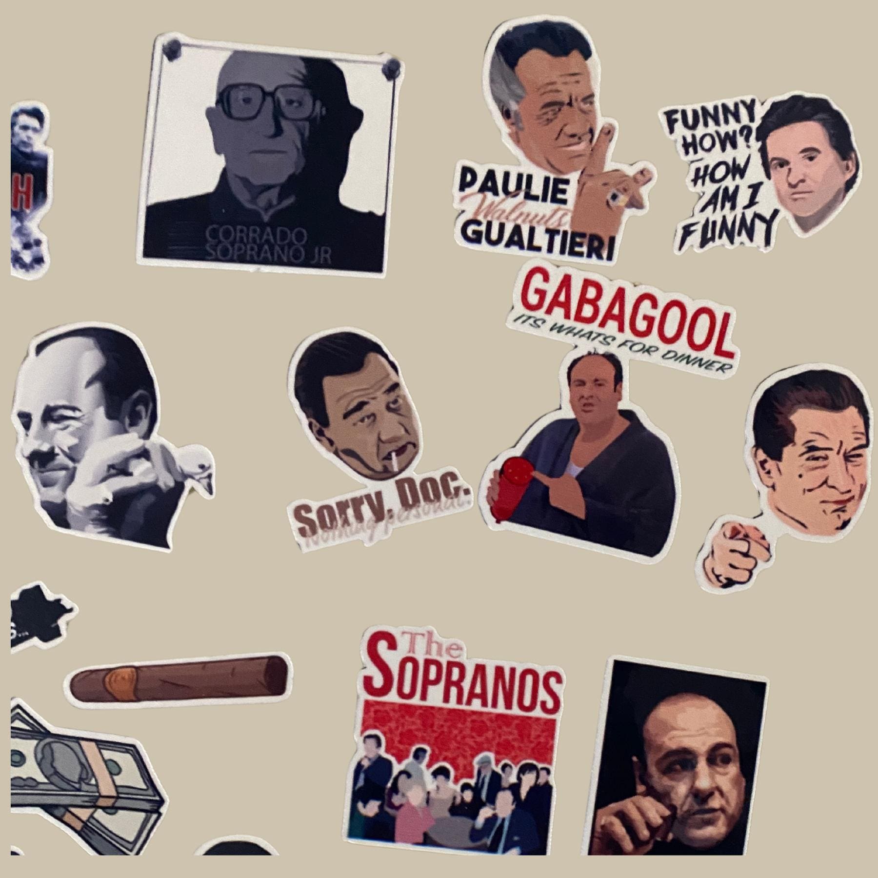 27 Mafia Stickers Bundle Pack 2 X 2 Mobster Sticker Bundle Stickers for ...