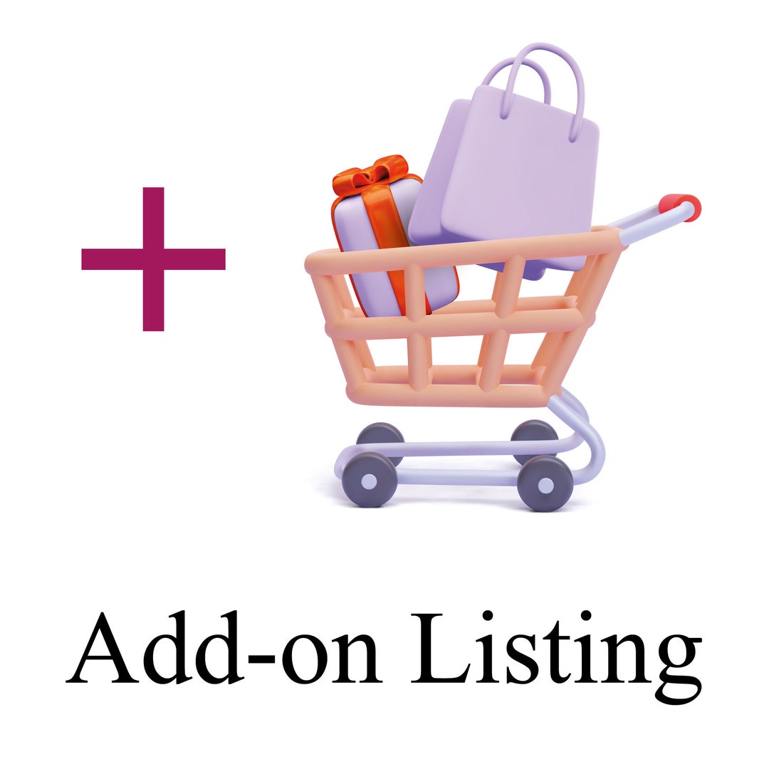 Add-on Listing for Custom Requests - Etsy