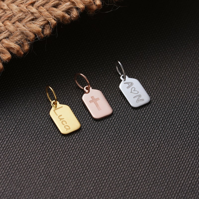 Mini Engravable Pendant - Etsy