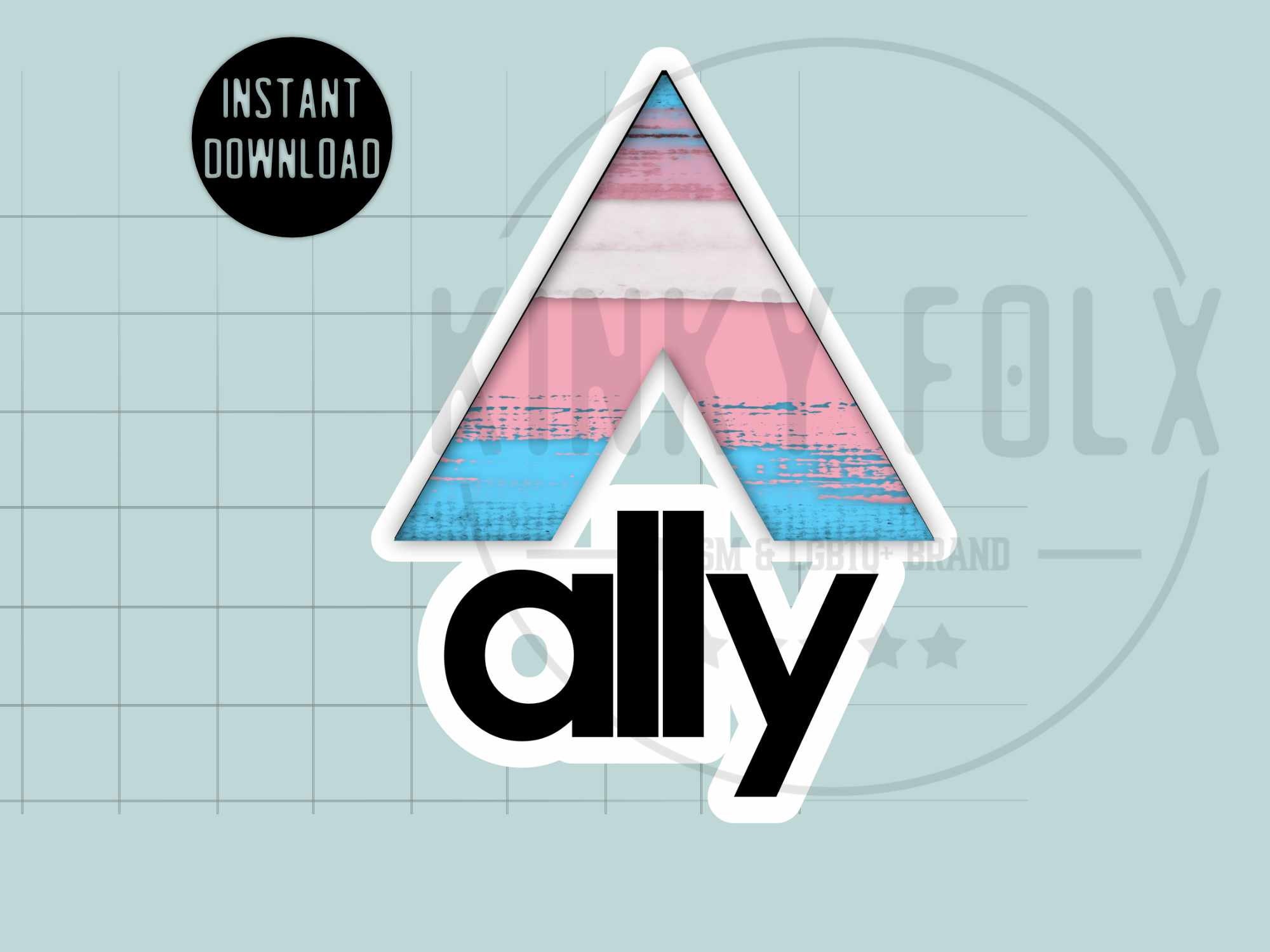 Trans Ally SVG / Justicia Social PNG / Trans Ally Imprimible - Etsy México