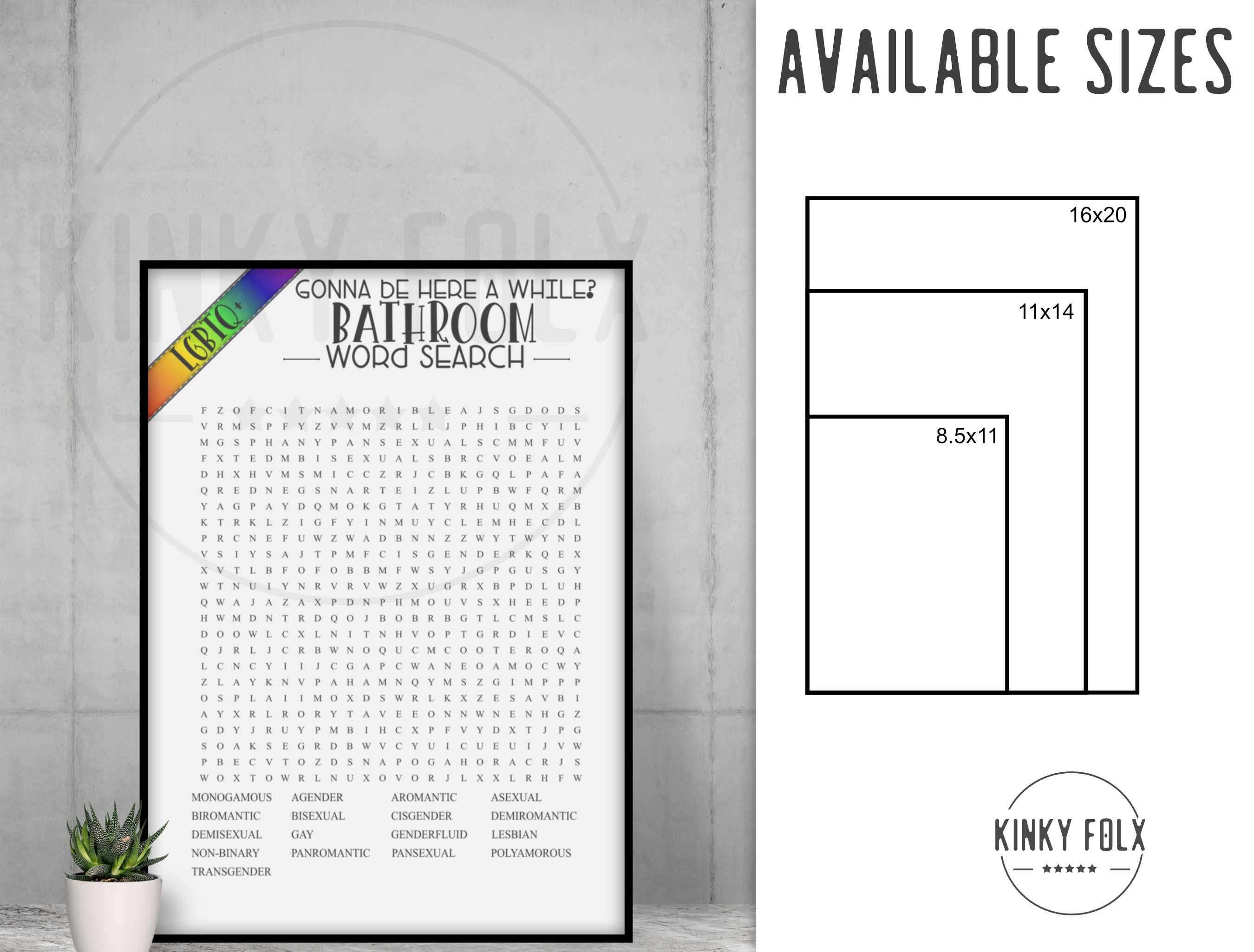 LGBTQ Bathroom Printable Bundle I, Bathroom SVG, Bathroom Svg, Pdf, Png ...