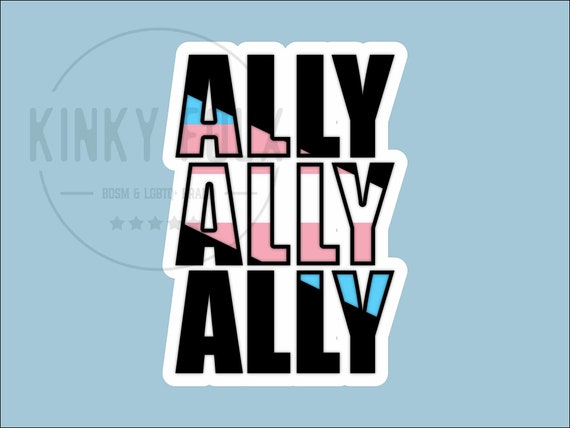 Trans Ally Sticker Social Justice Decal Ally Decal Car - Etsy
