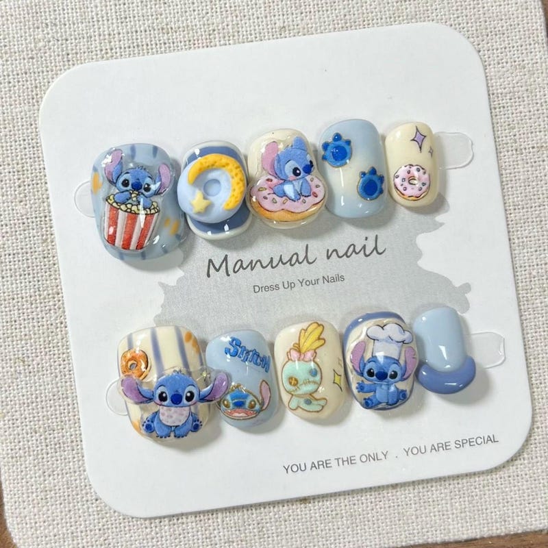 Cute Long Nails for Kids - Etsy