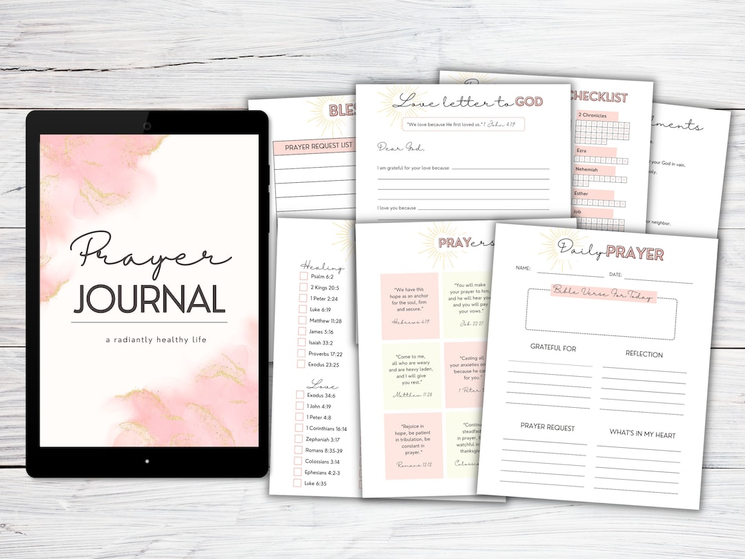 Printable Prayer Journal | Daily Prayer Journal | Prayer Prompts ...