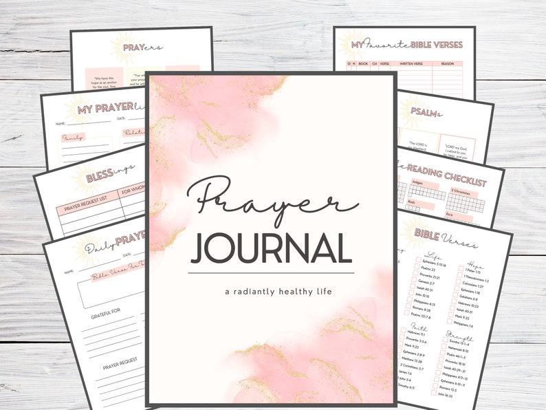 Printable Prayer Journal | Daily Prayer Journal | Prayer Prompts ...
