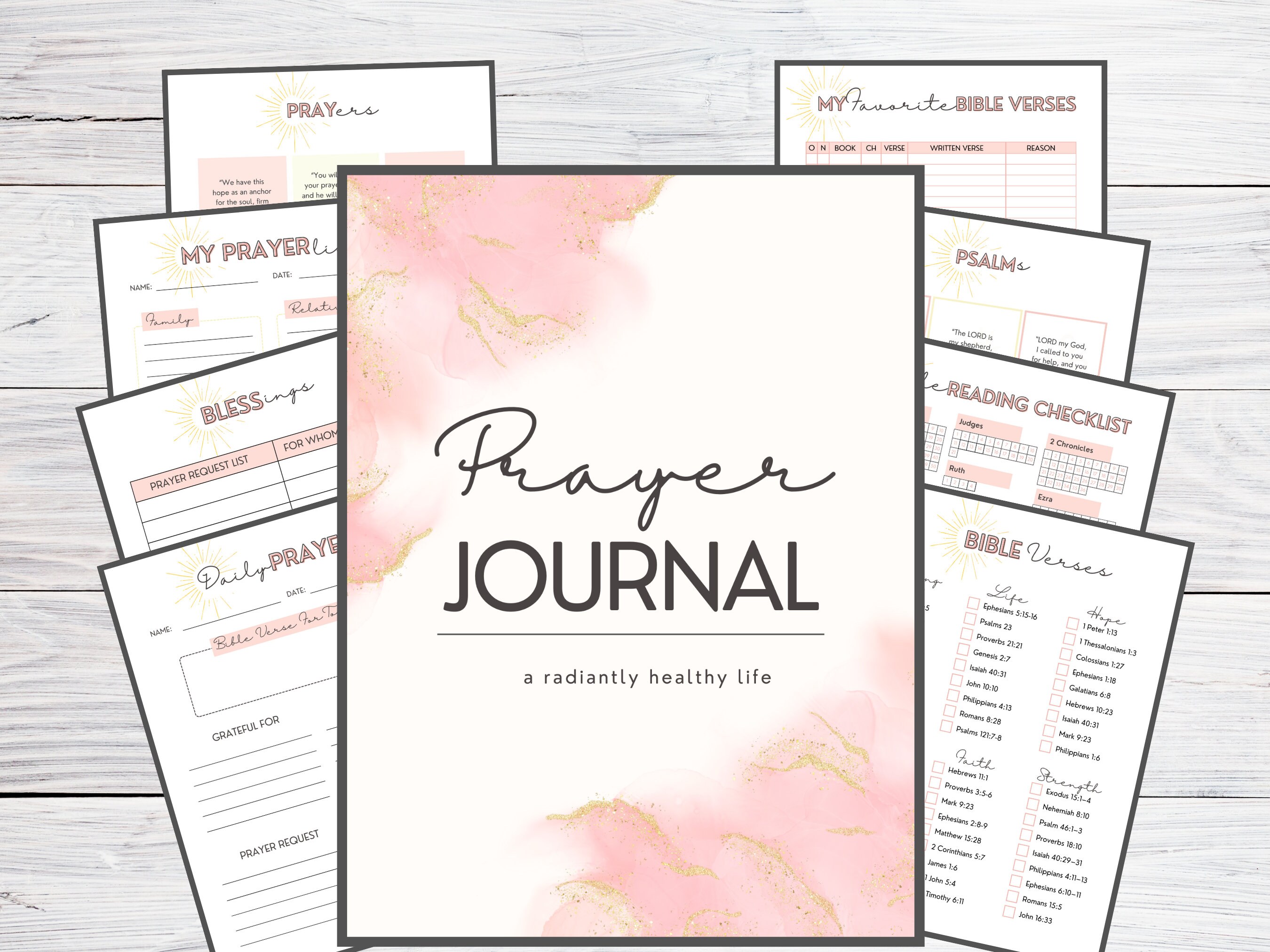 Printable Prayer Journal | Daily Prayer Journal | Prayer Prompts ...