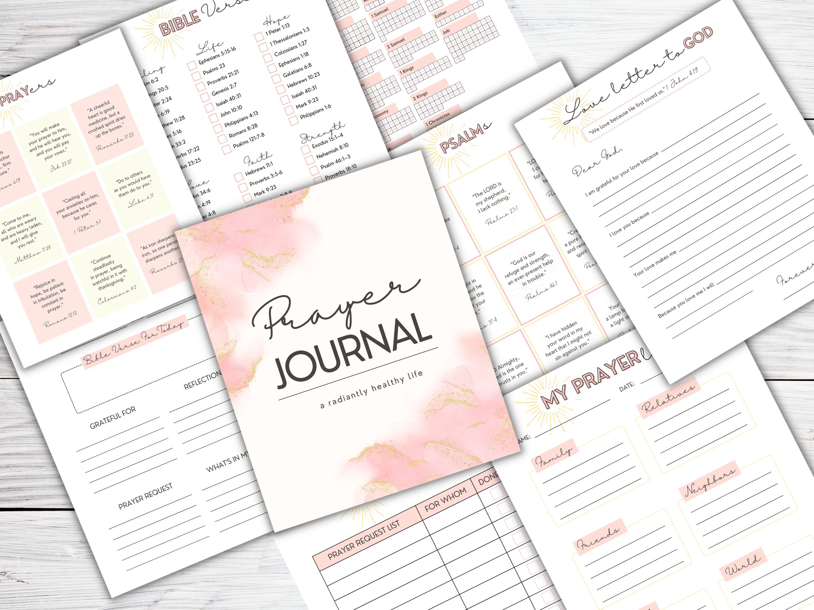 Printable Prayer Journal | Daily Prayer Journal | Prayer Prompts ...