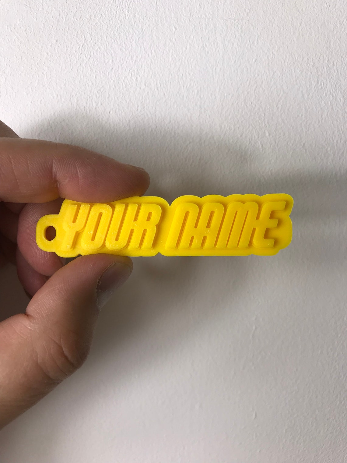 Custom Name Rubber 3D Keyring, School Keychain, for Book Bags ...